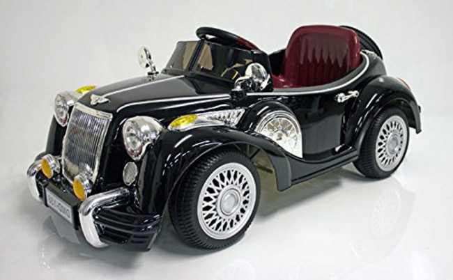 Vintage Sports Car DMD-138 Kids 12v Electric Ride on w/ Remote Control ...